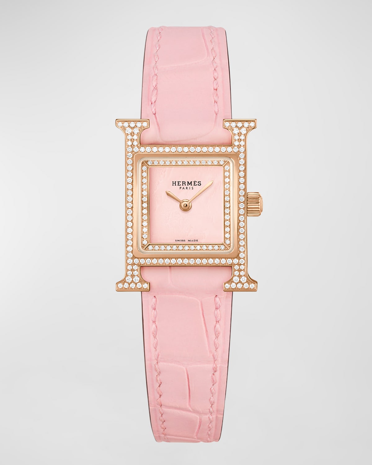 Hermes Heure H Watch, Small Model, 25 mm | Neiman Marcus