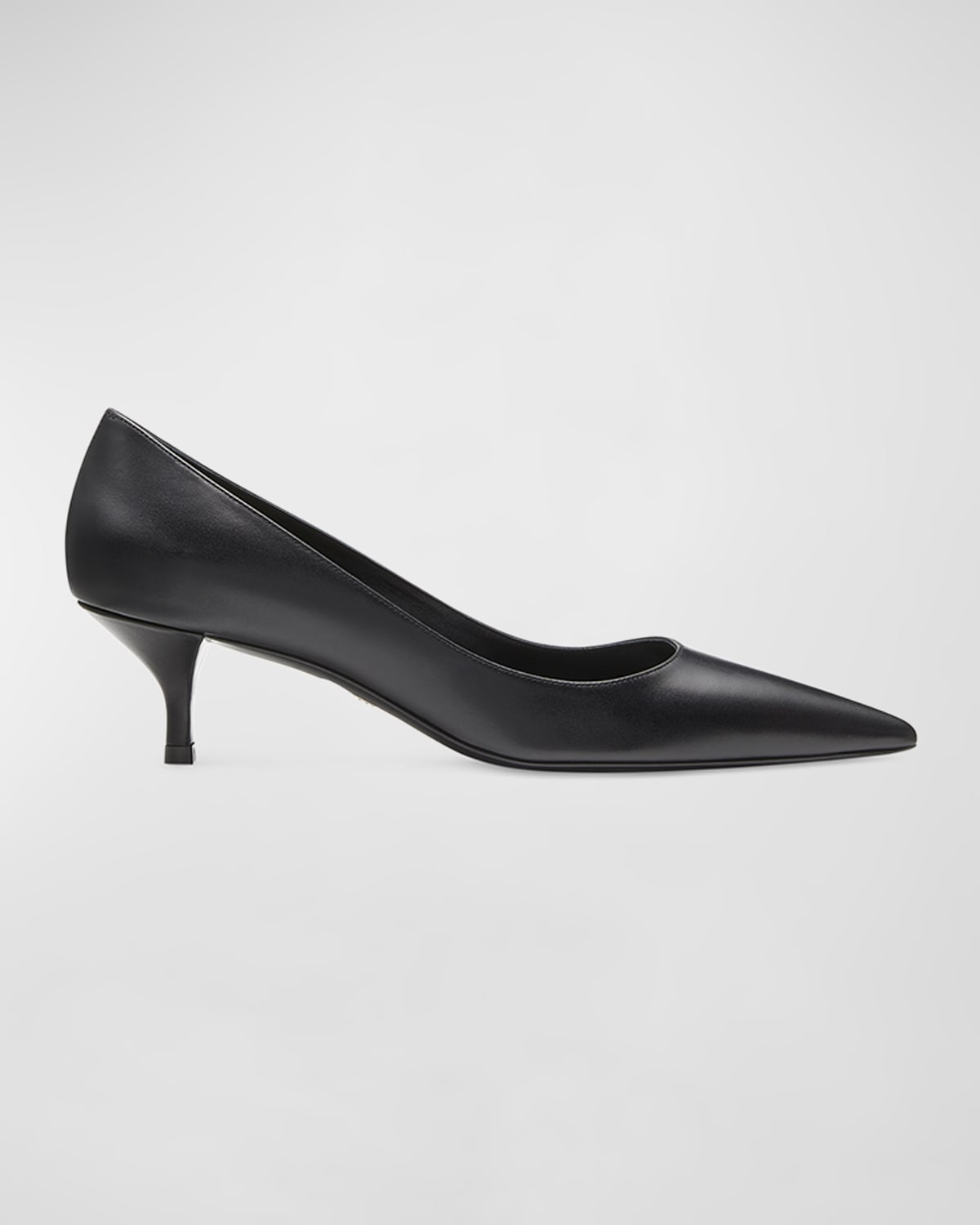 Stuart Weitzman Stuart Shimmer Kitten Heel Pumps Neiman Marcus
