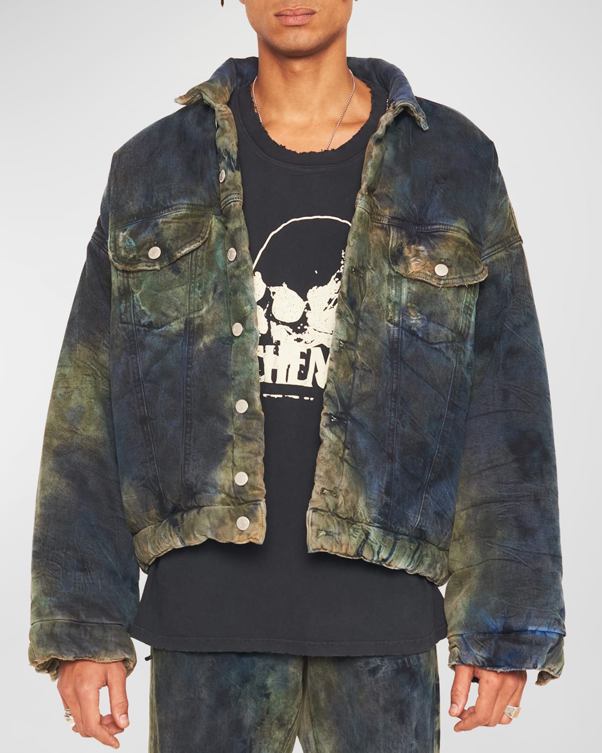 Alchemist Men's Apollo Padded Trucker Jacket | Neiman Marcus