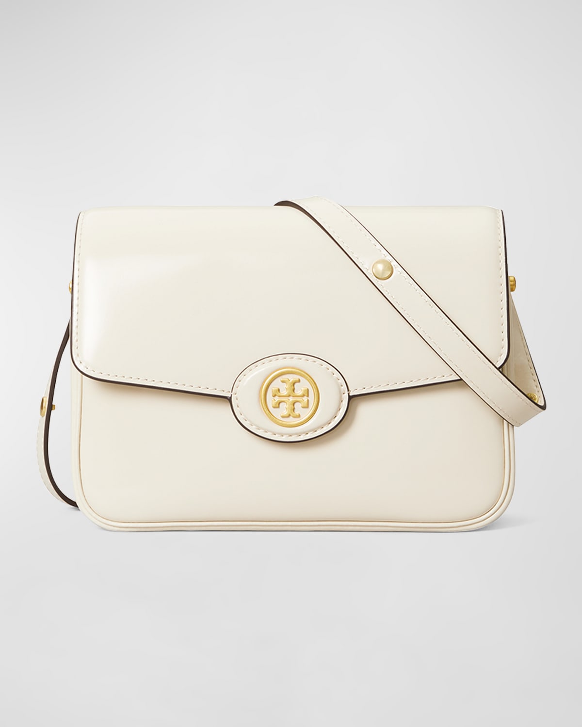 Tory Burch Robinson T Monogram Convertible Shoulder Bag | Neiman Marcus