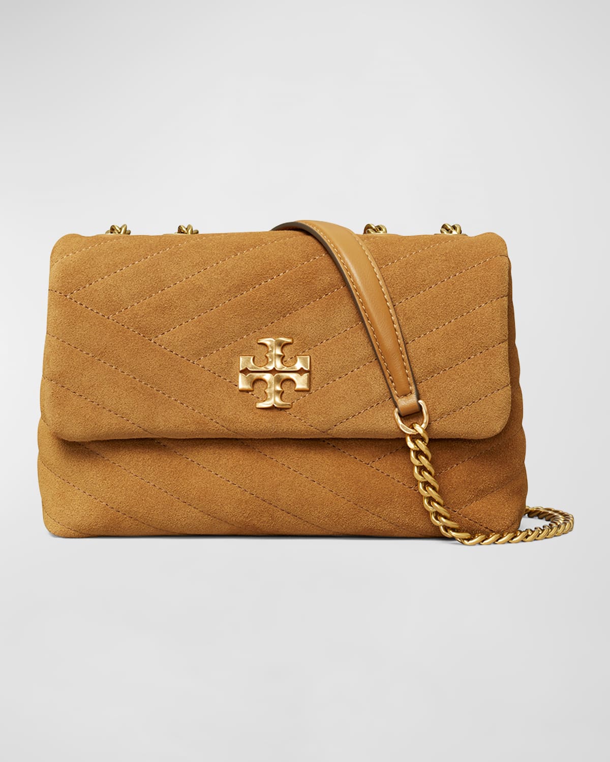 Tory Burch Fleming Small Crochet Convertible Shoulder Bag | Neiman Marcus