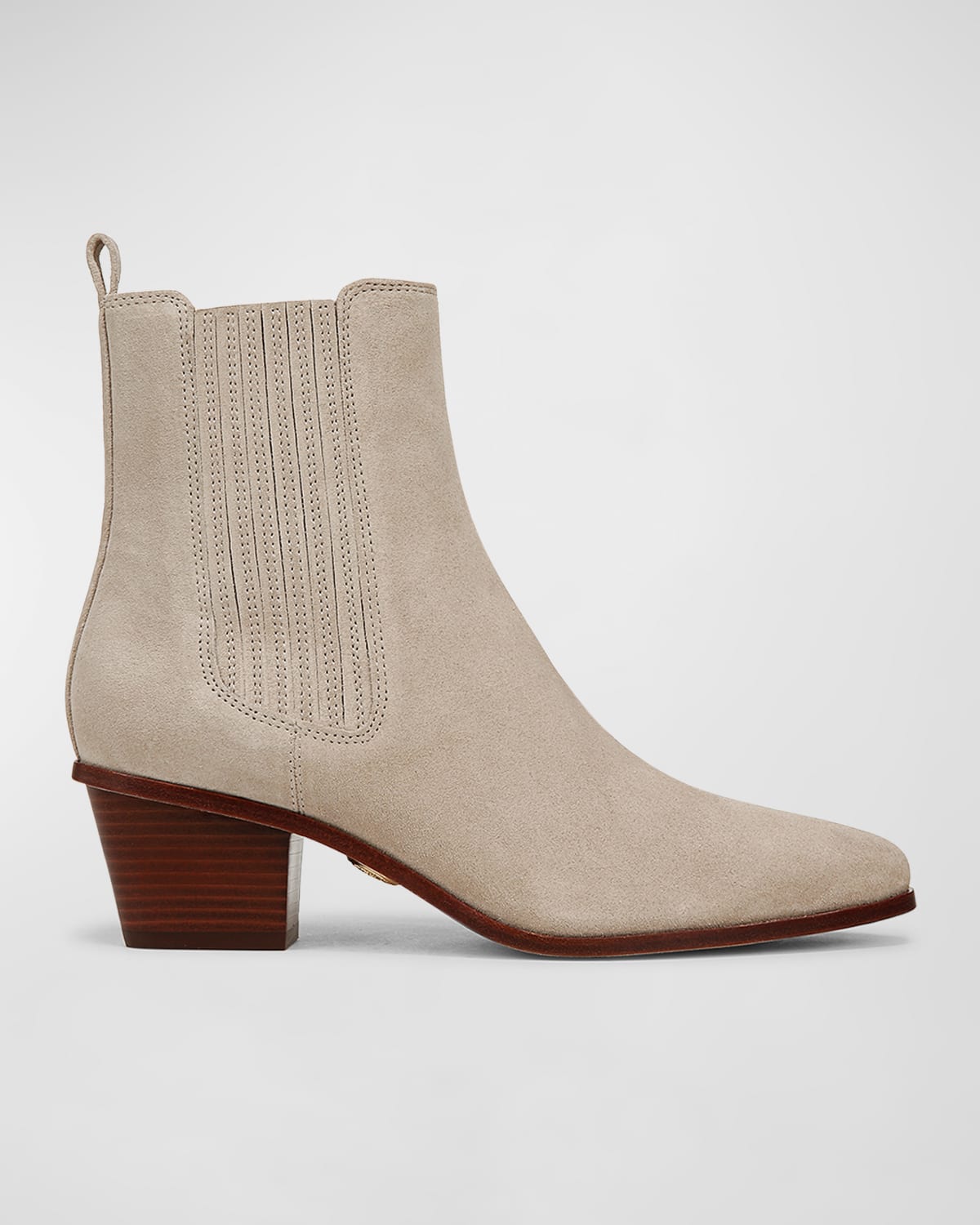 Alina Suede Chelsea Booties | Neiman Marcus