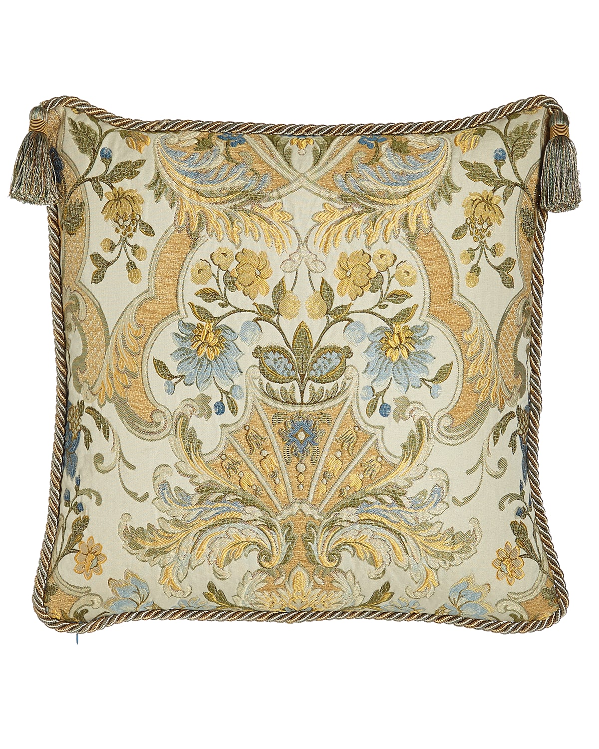 Austin Horn Collection Gustone Floral Pillow, 20"Sq. | Neiman Marcus