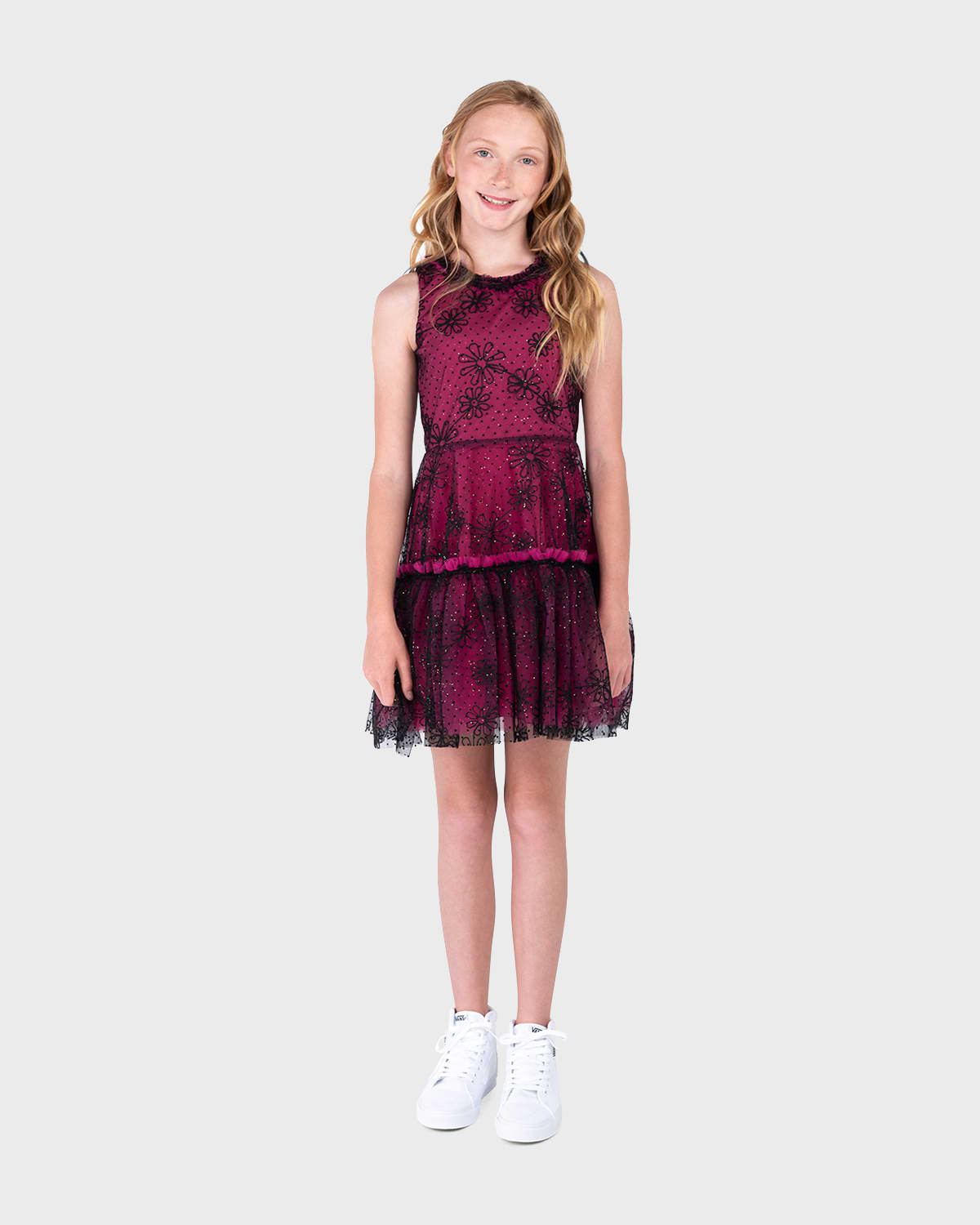 Zoe Girl's Kyra Floral Head-to-Toe Dress, Size 7-16 | Neiman Marcus