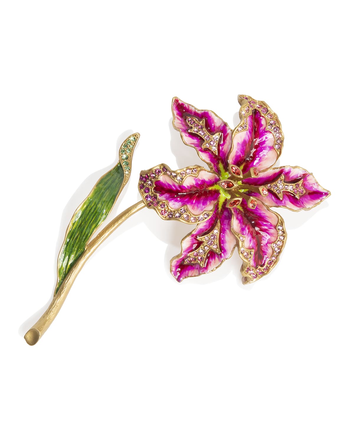 Jay Strongwater Peony Objet | Neiman Marcus