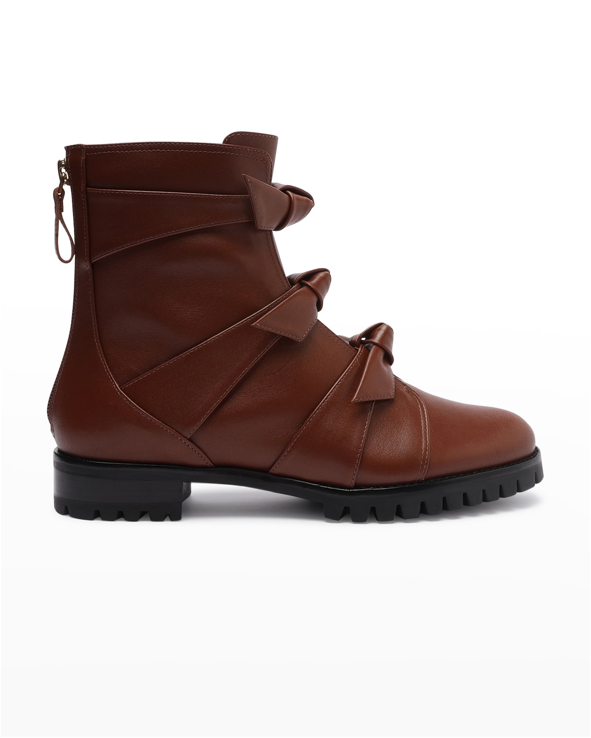 Alexandre Birman Vicky Knot Leather Sandals | Neiman Marcus