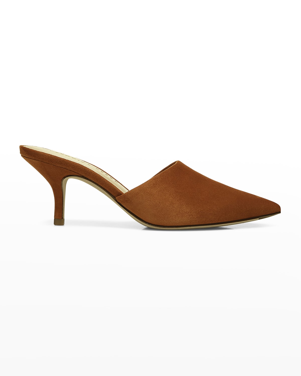Veronica Beard Merla Suede Point-Toe Mules | Neiman Marcus