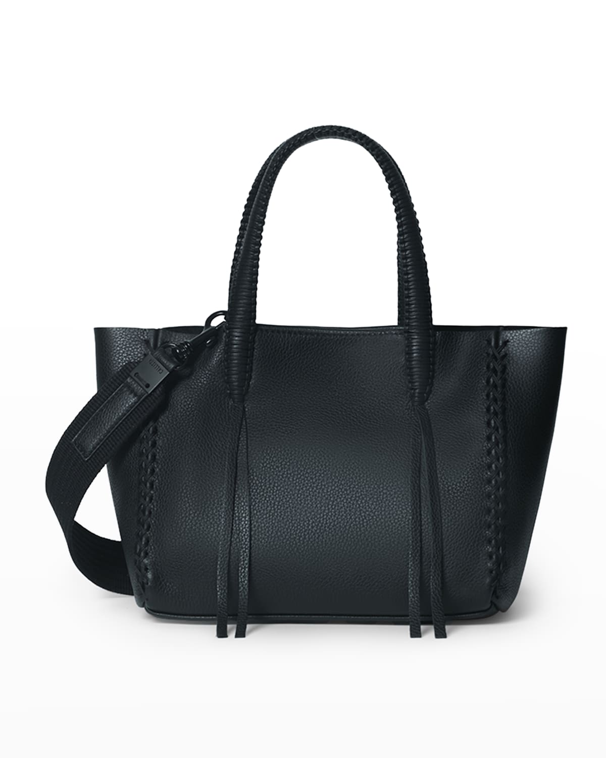Callista Slim Medium Leather Tote Bag | Neiman Marcus