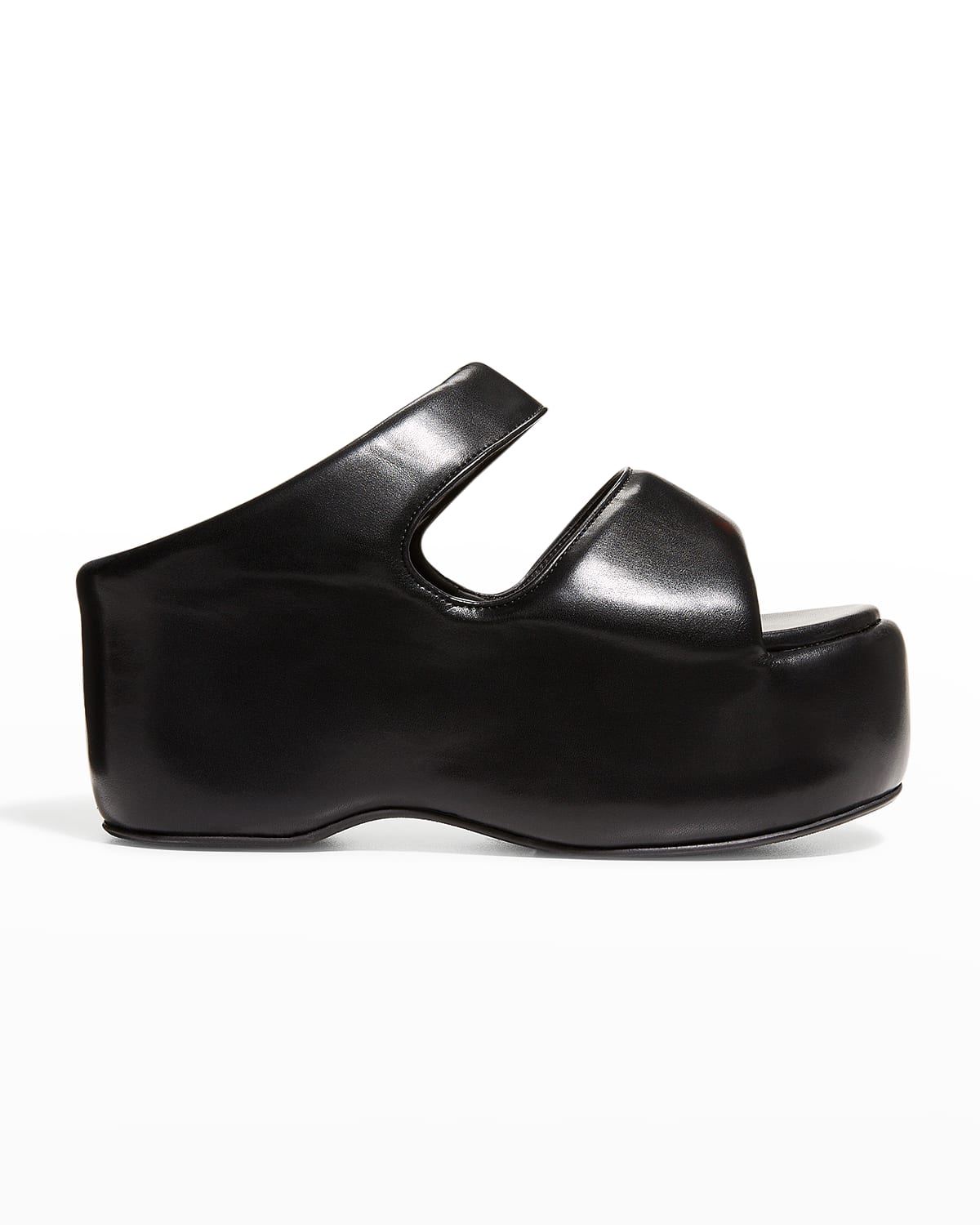 Simon Miller Maze Vegan Multi-Band Platform Sandals | Neiman Marcus