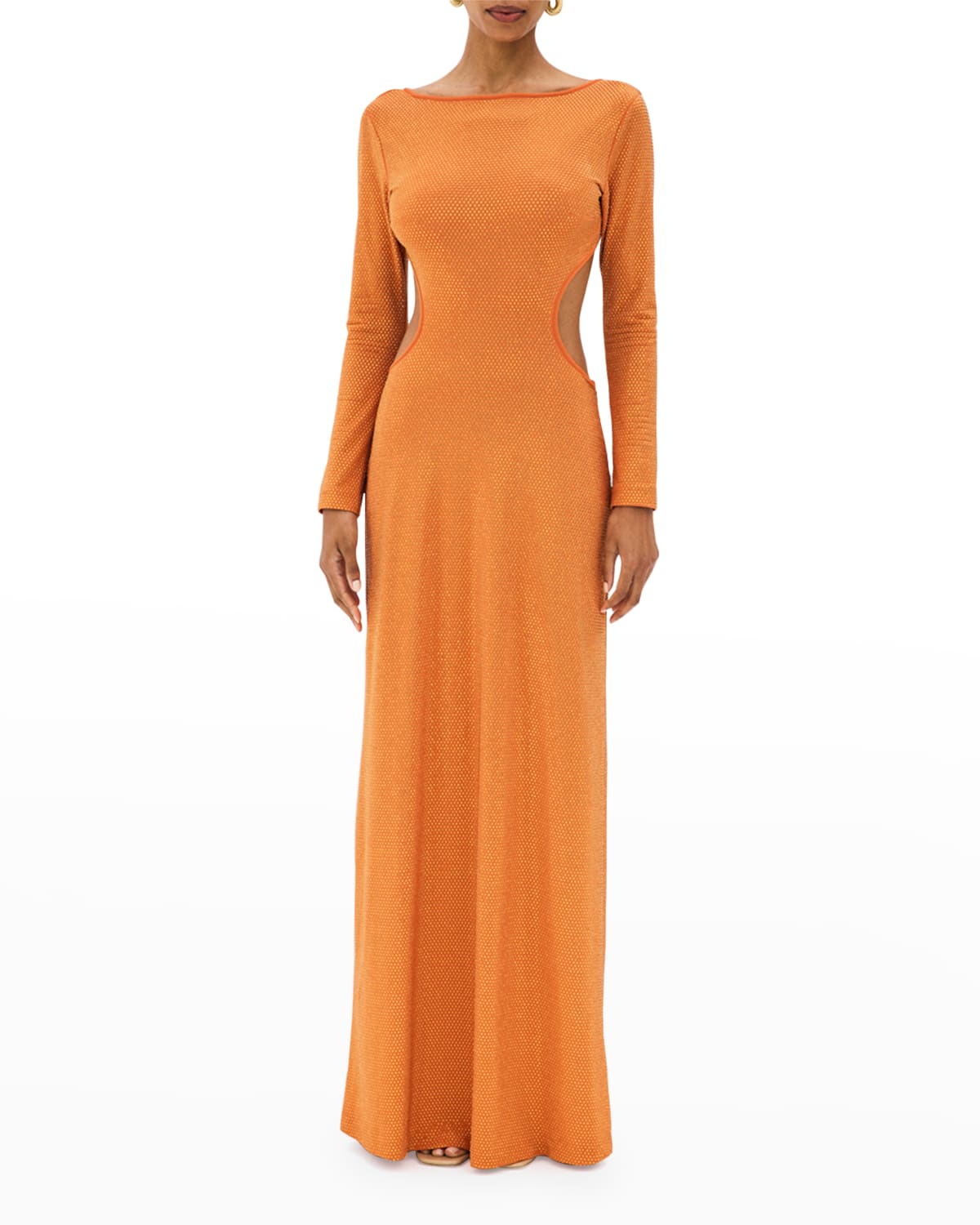 Cult Gaia Dari Rhinestone Cutout Gown | Neiman Marcus