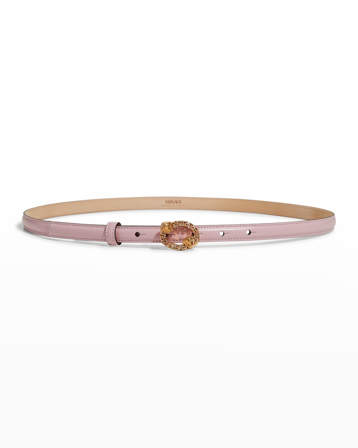 Versace Greca-Medusa Leather Belt | Neiman Marcus