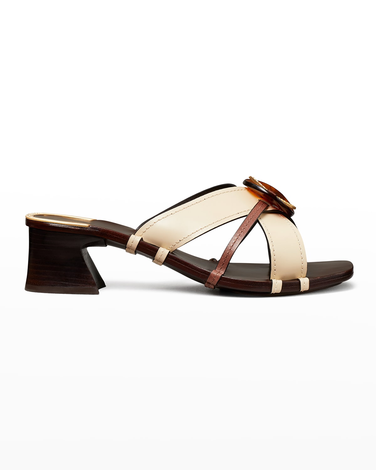Tory Burch Quilted Colorblock Leather Platform Sandals | Neiman Marcus