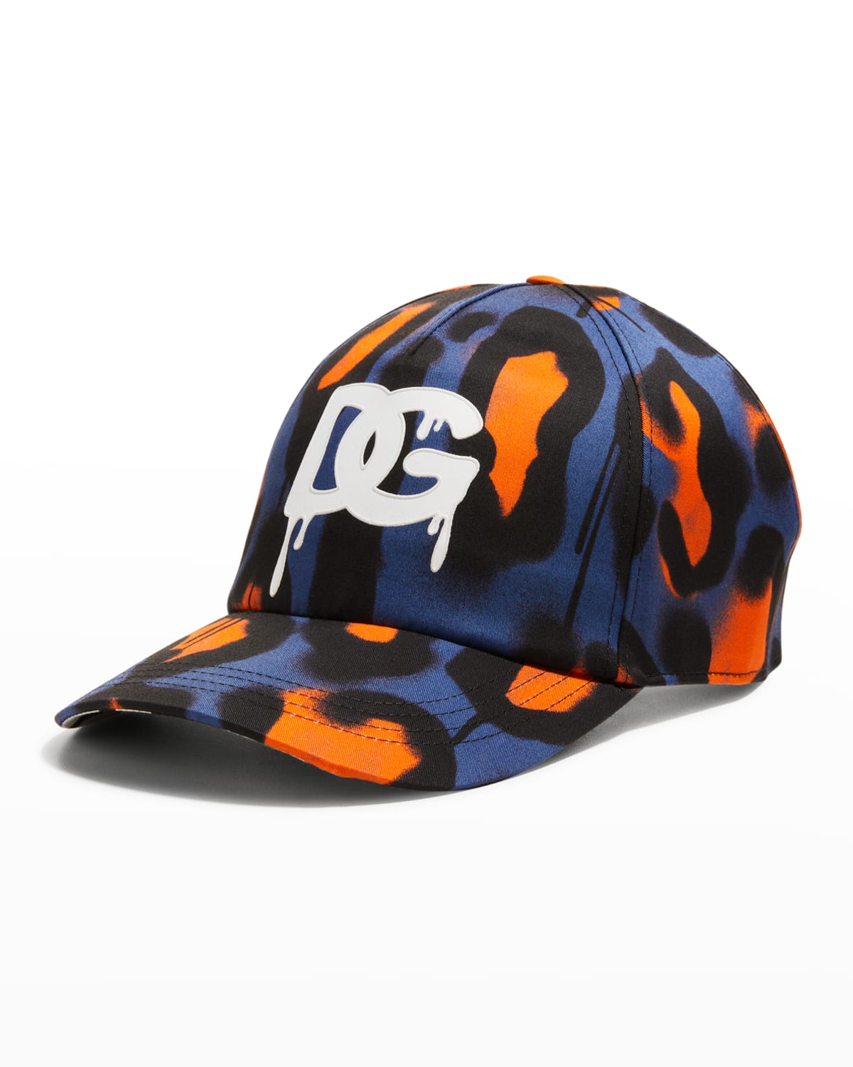 Dolce&Gabbana Men's Cotton-Stretch Logo Baseball Hat | Neiman Marcus