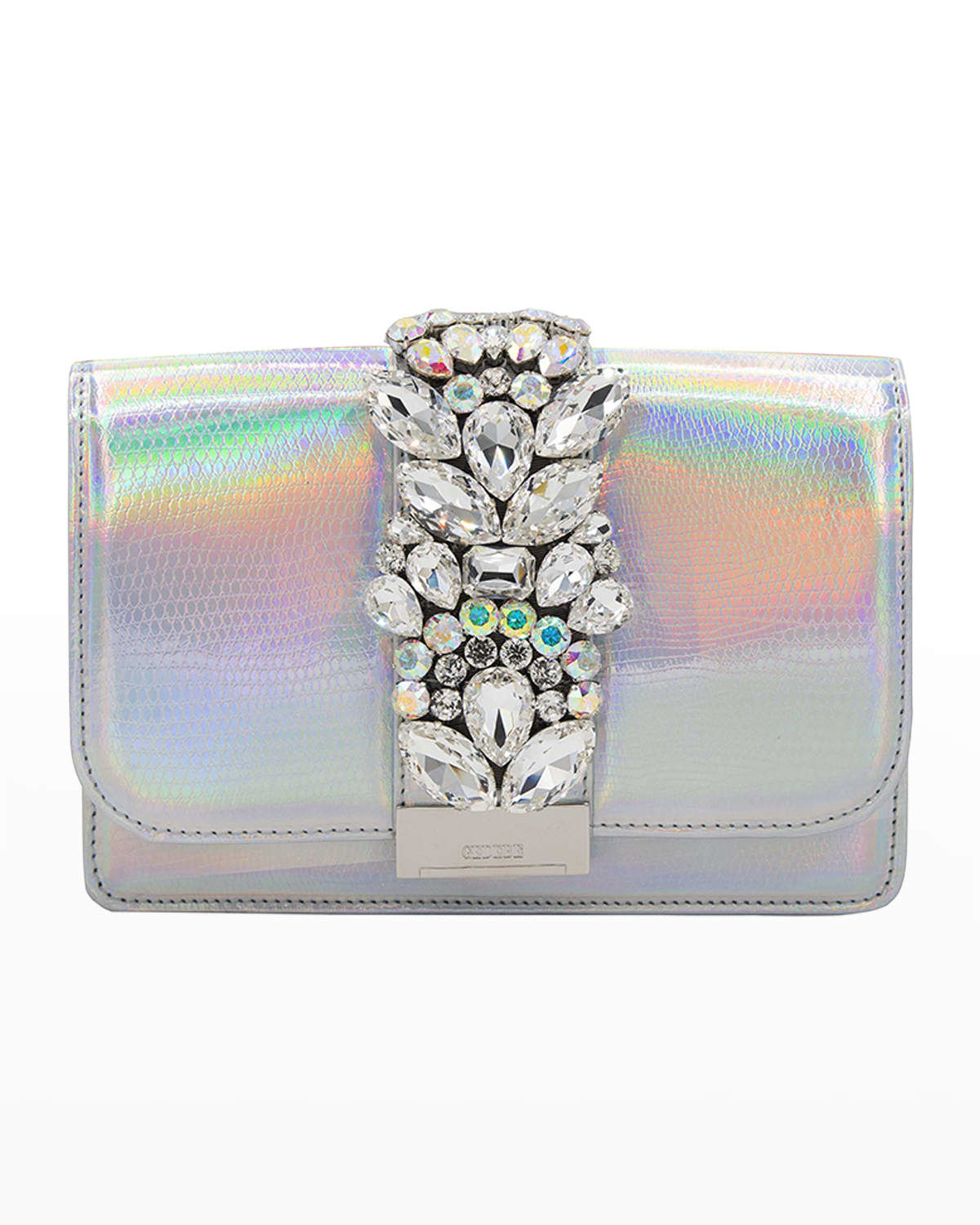Gedebe Bella Embellished Satin Crossbody Bag | Neiman Marcus