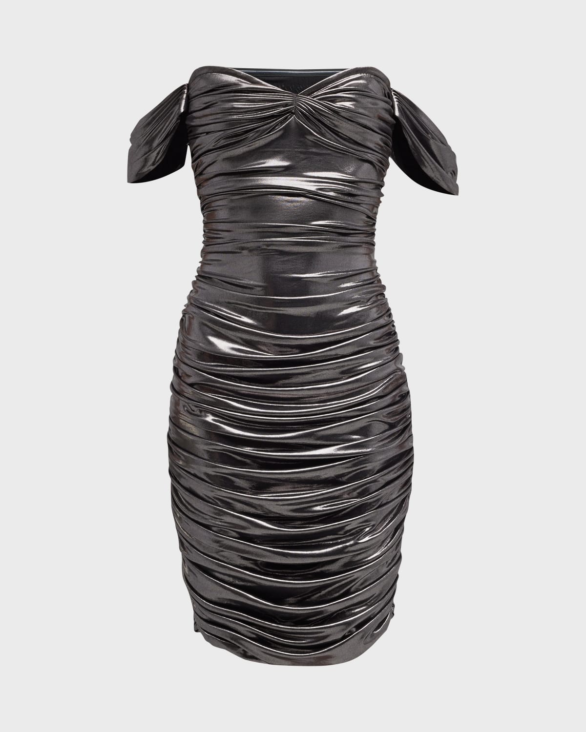 Norma Kamali Knee-Length Slip Dress | Neiman Marcus