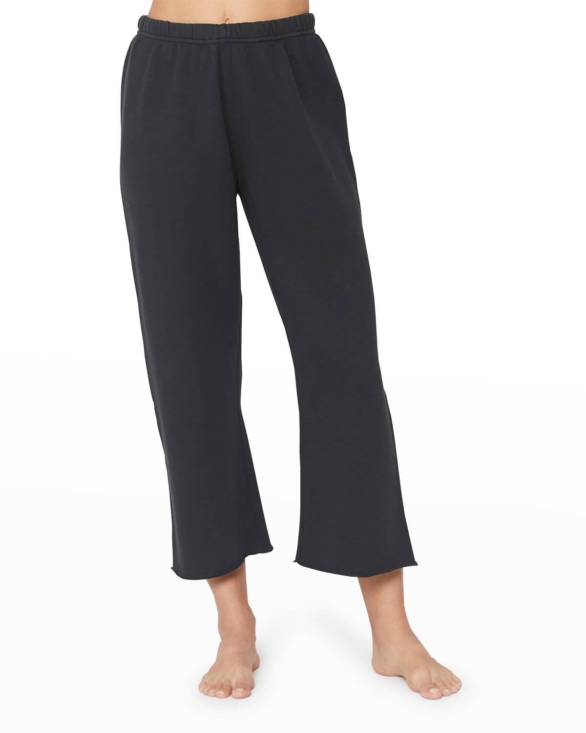 Spiritual Gangster Cozy Cropped Rib-Knit Pants | Neiman Marcus