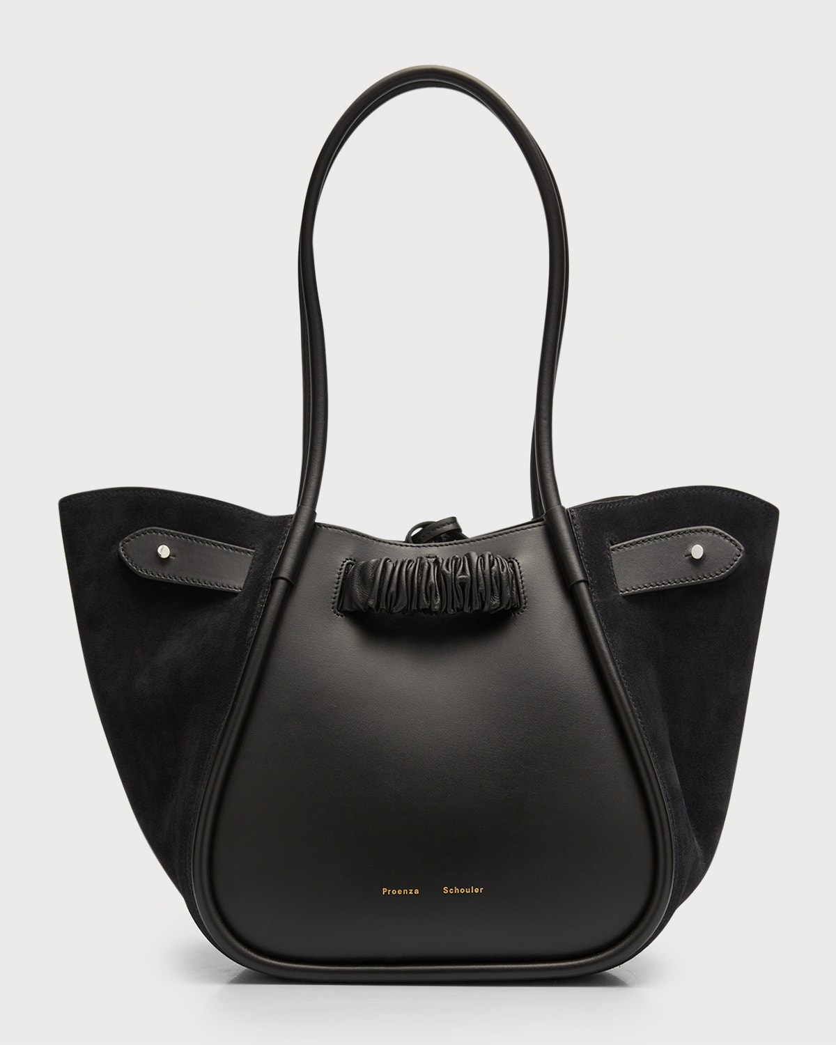 Proenza Schouler Arch Mix-Leather Shoulder Bag | Neiman Marcus