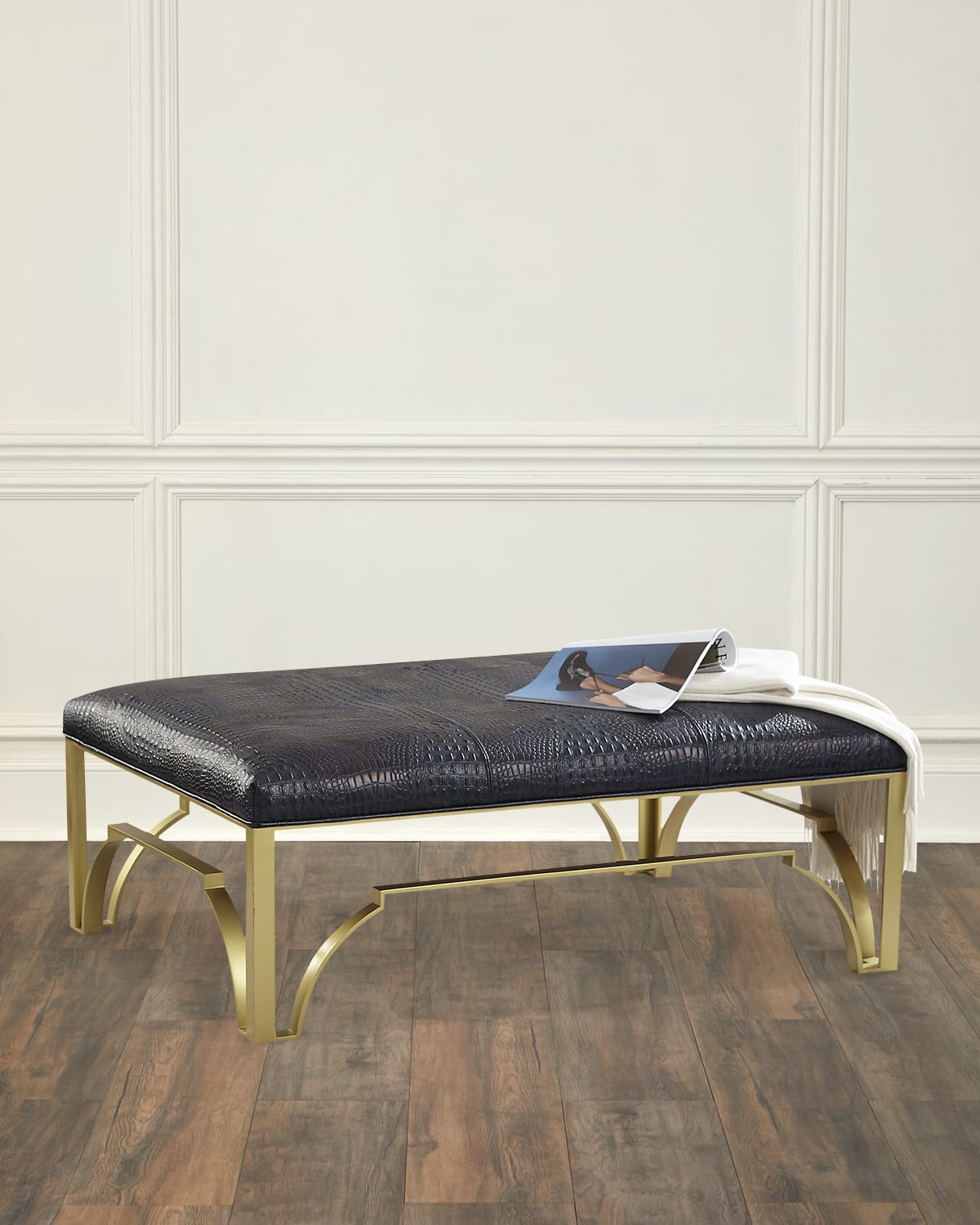 Interlude Home Mercier Bench - 76" | Neiman Marcus