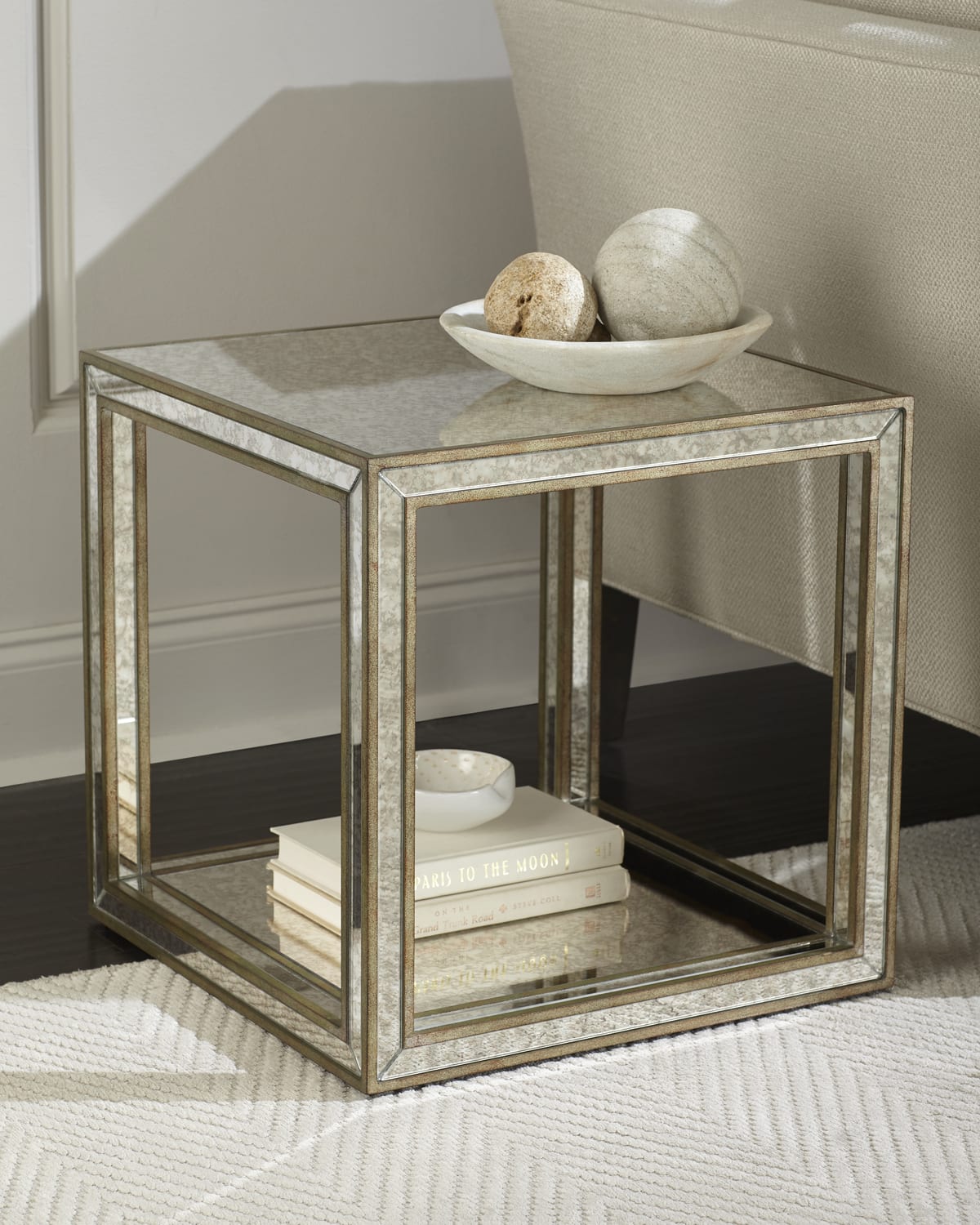 Mirror Side Table | Neiman Marcus