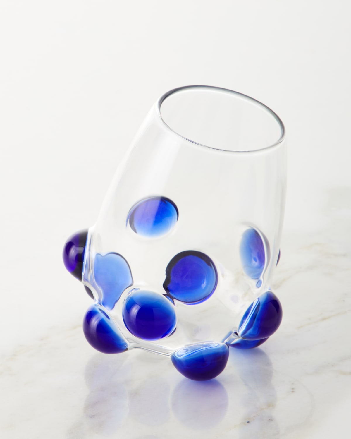 Neiman Marcus Red Heart Stemless Wine Glasses, Set of 2 | Neiman Marcus