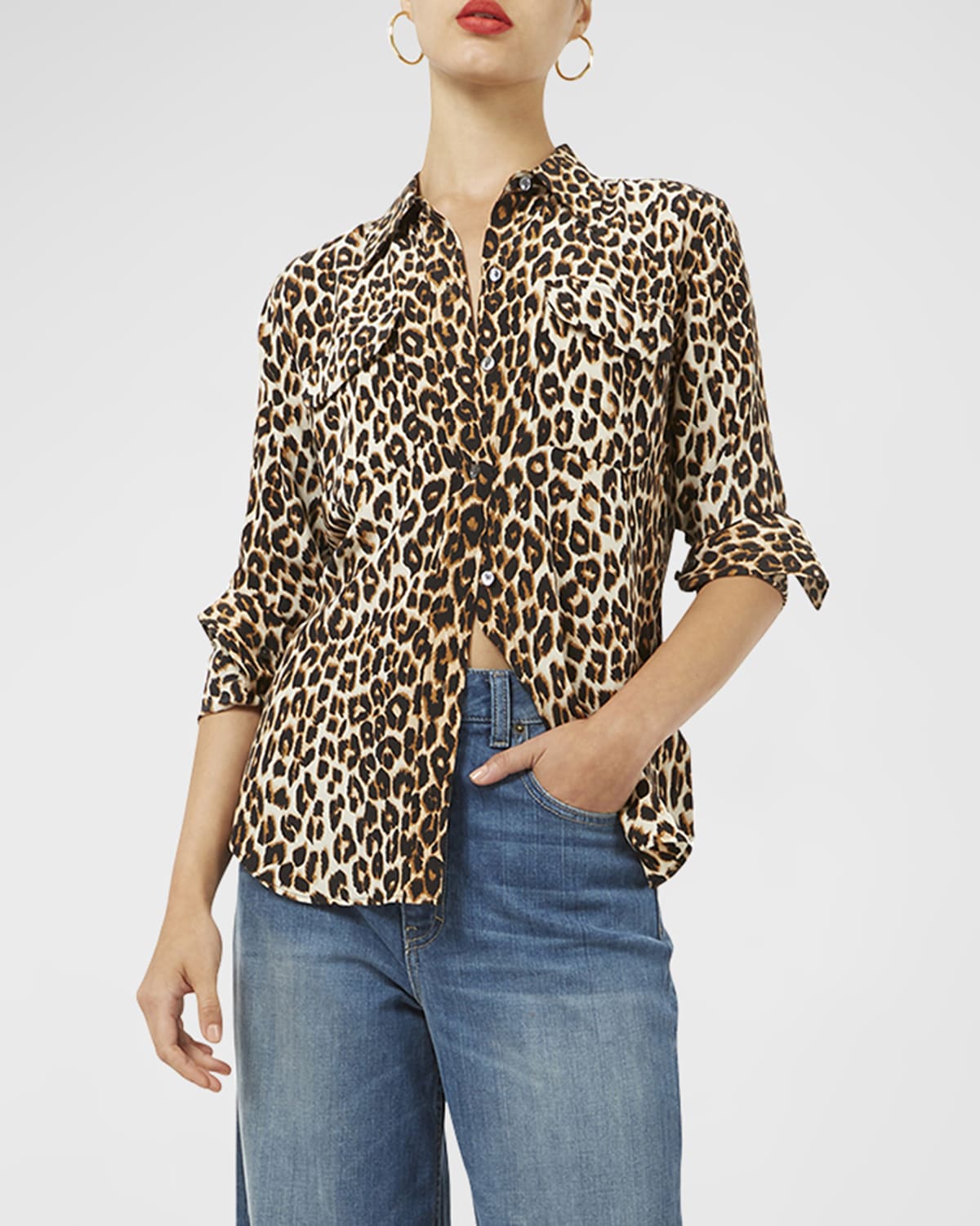 Leopard Print Top | Neiman Marcus