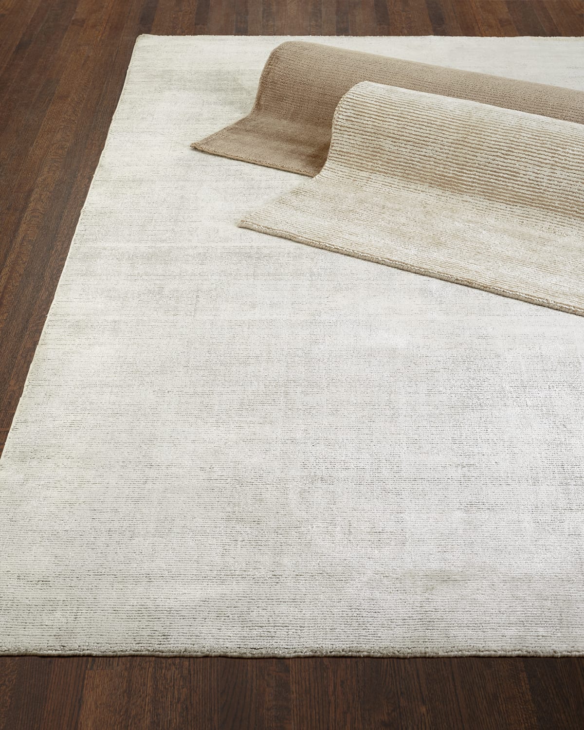 White Viscose Rug | Neiman Marcus