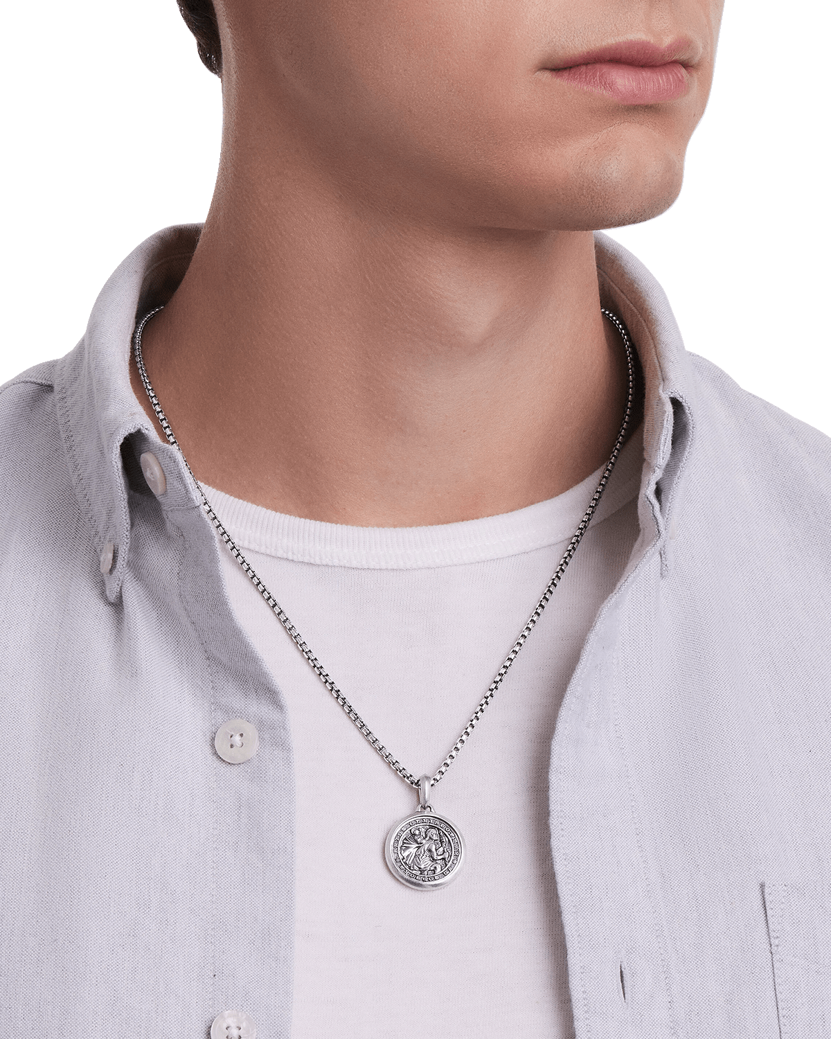 Konstantino Men's Sterling Silver Poseidon Trident Pendant | Neiman Marcus