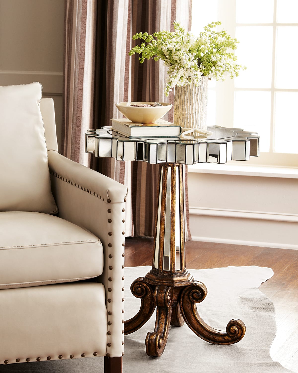 Mirror Side Table | Neiman Marcus