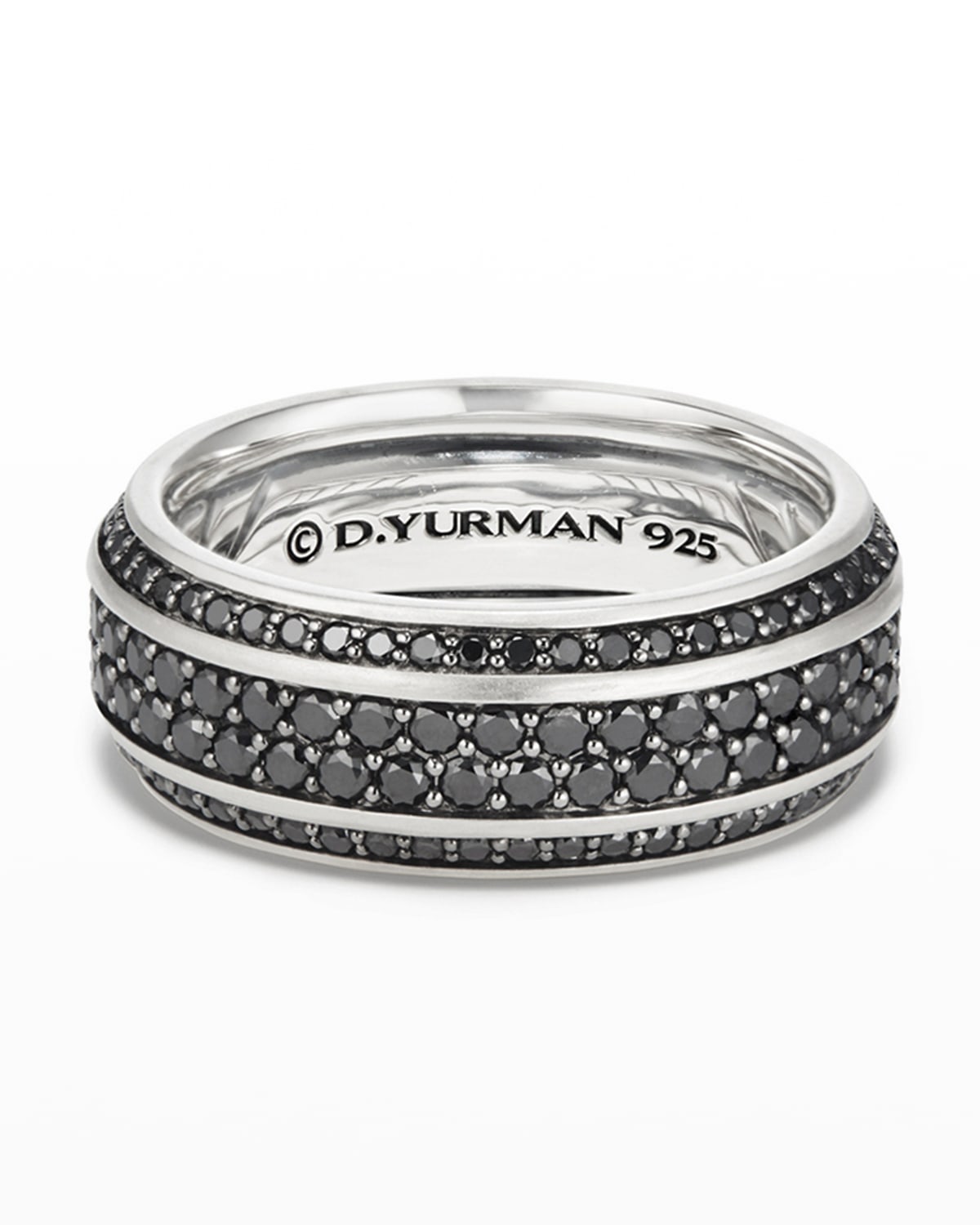 David Yurman Streamline Men's Band Ring, Silver | Neiman Marcus