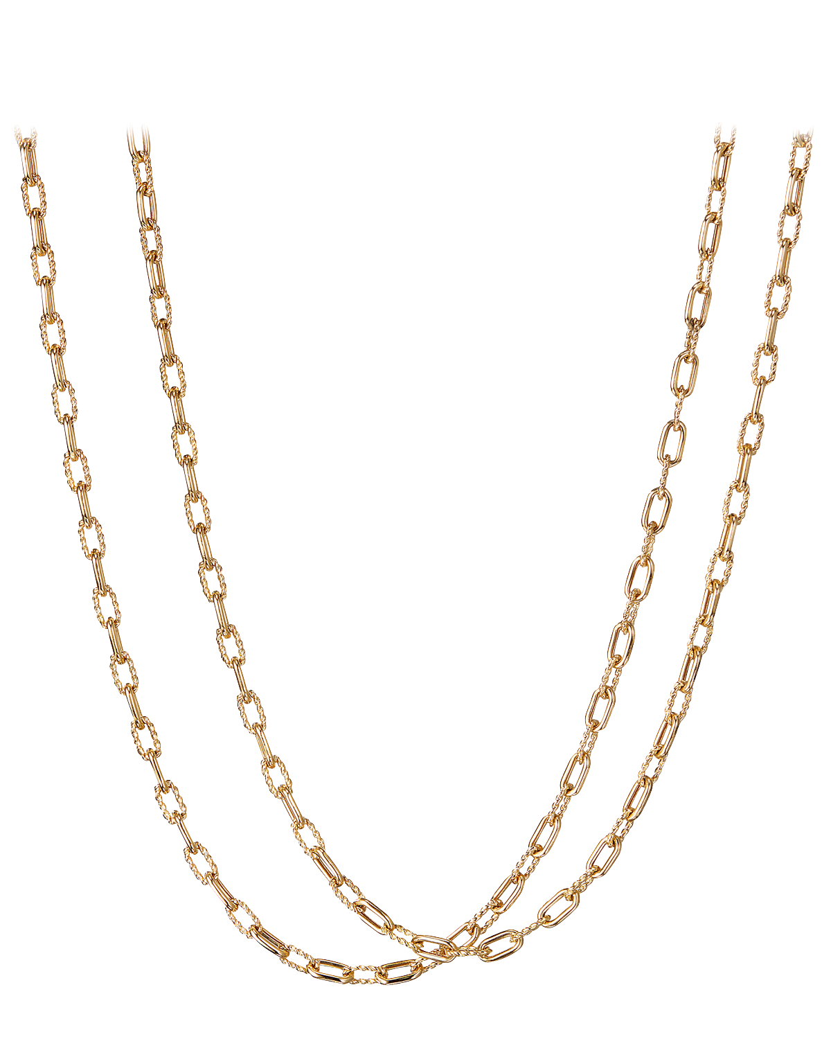 David Yurman Baby Box Chain with Gold, 20"L | Neiman Marcus