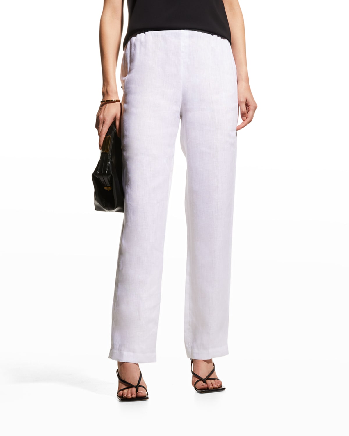 Womens Linen Pants | Neiman Marcus