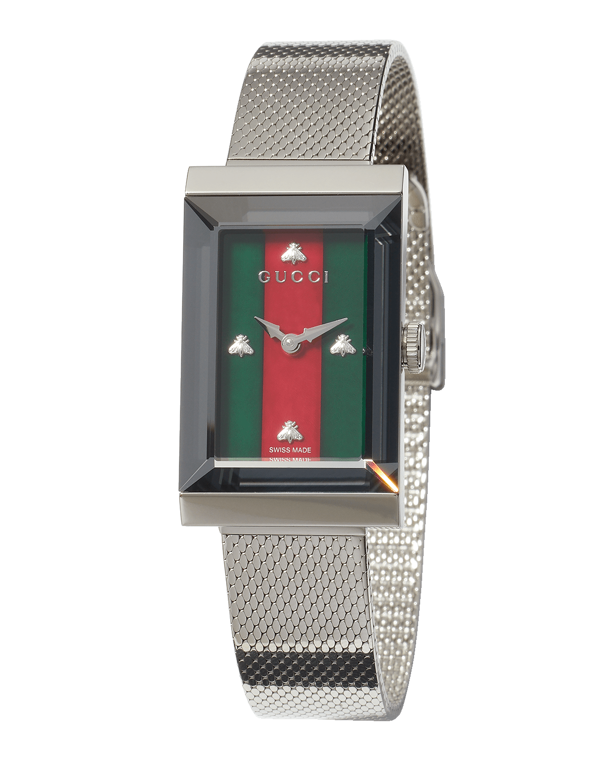 Gucci Signature Bee Automatic Bracelet Watch with Blue Lapis Dial ...