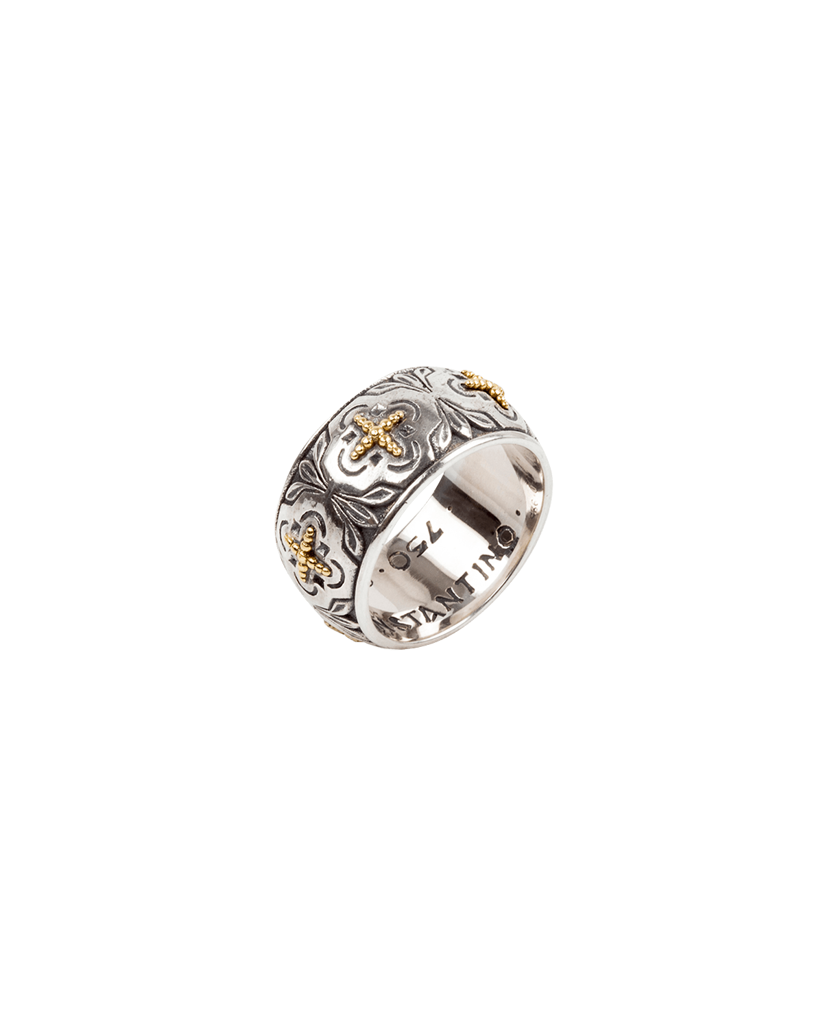 Konstantino Dome Spinel Ring in Sterling Silver and 18K Gold | Neiman ...