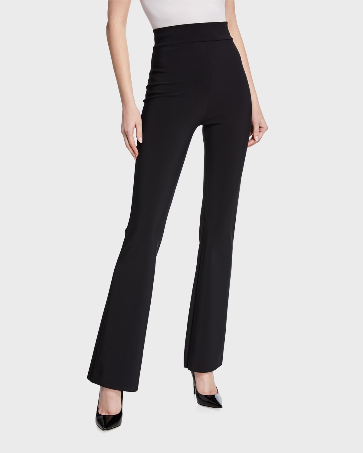 High Waist Straight Leg Pants | Neiman Marcus
