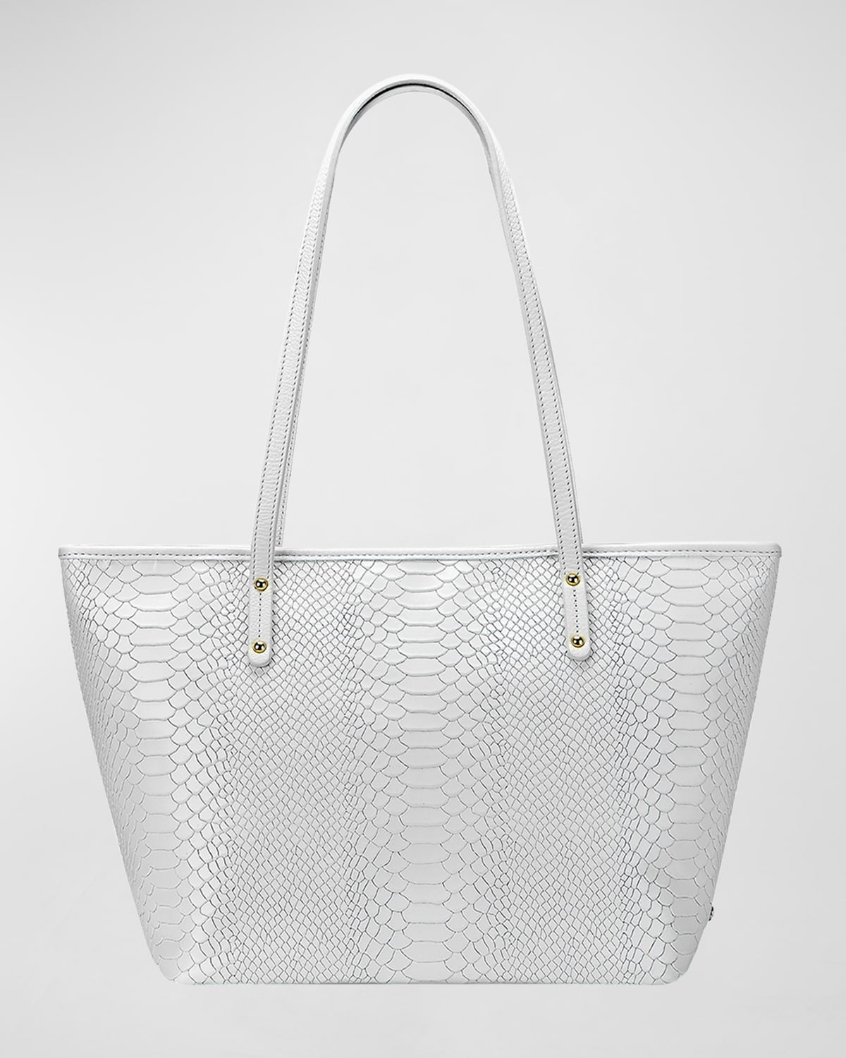 Leather Monogram Tote | Neiman Marcus