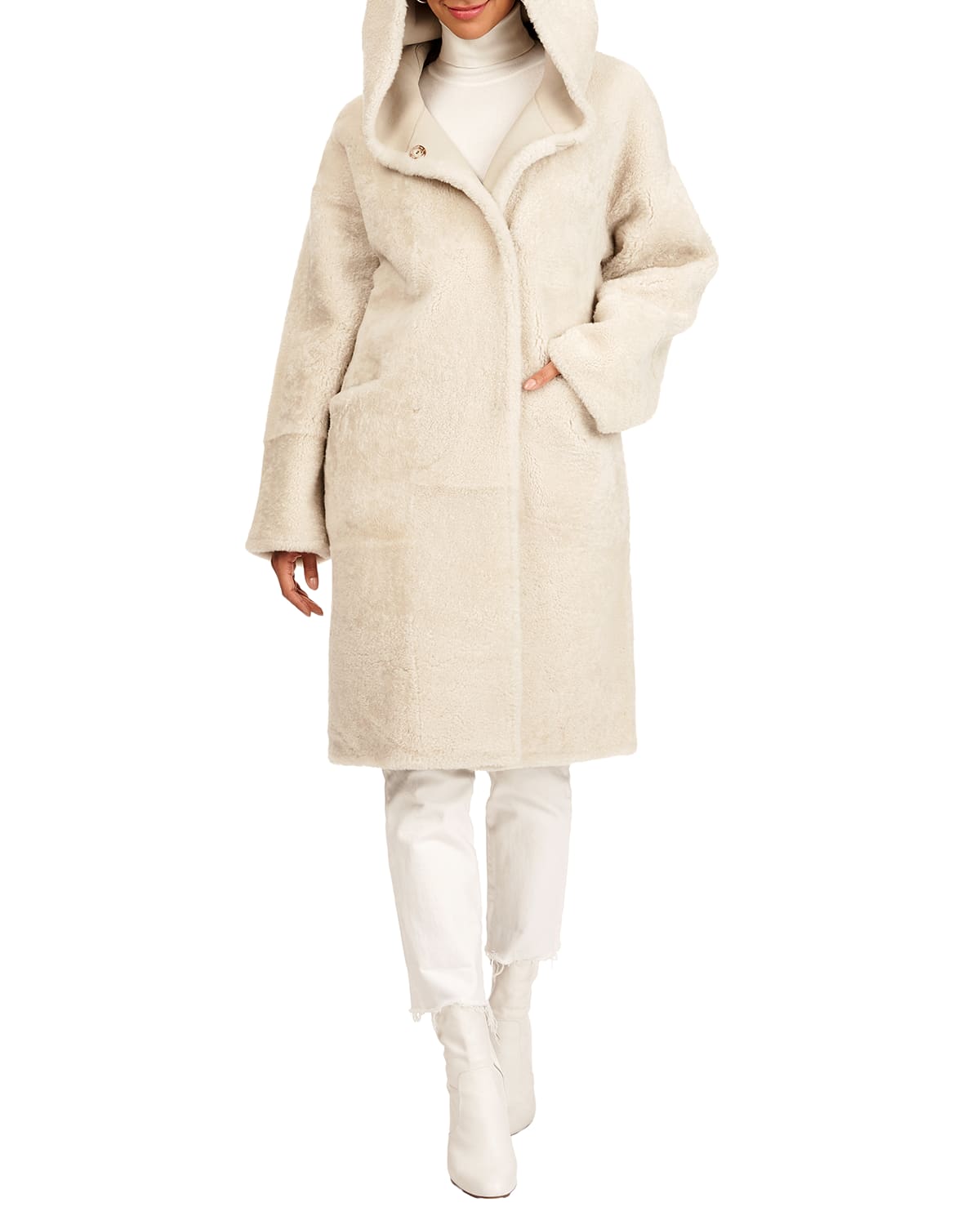 Leather Shearling Jacket | Neiman Marcus