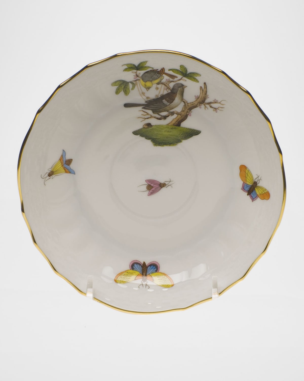 Herend Rothschild Chop Plate with Handles | Neiman Marcus