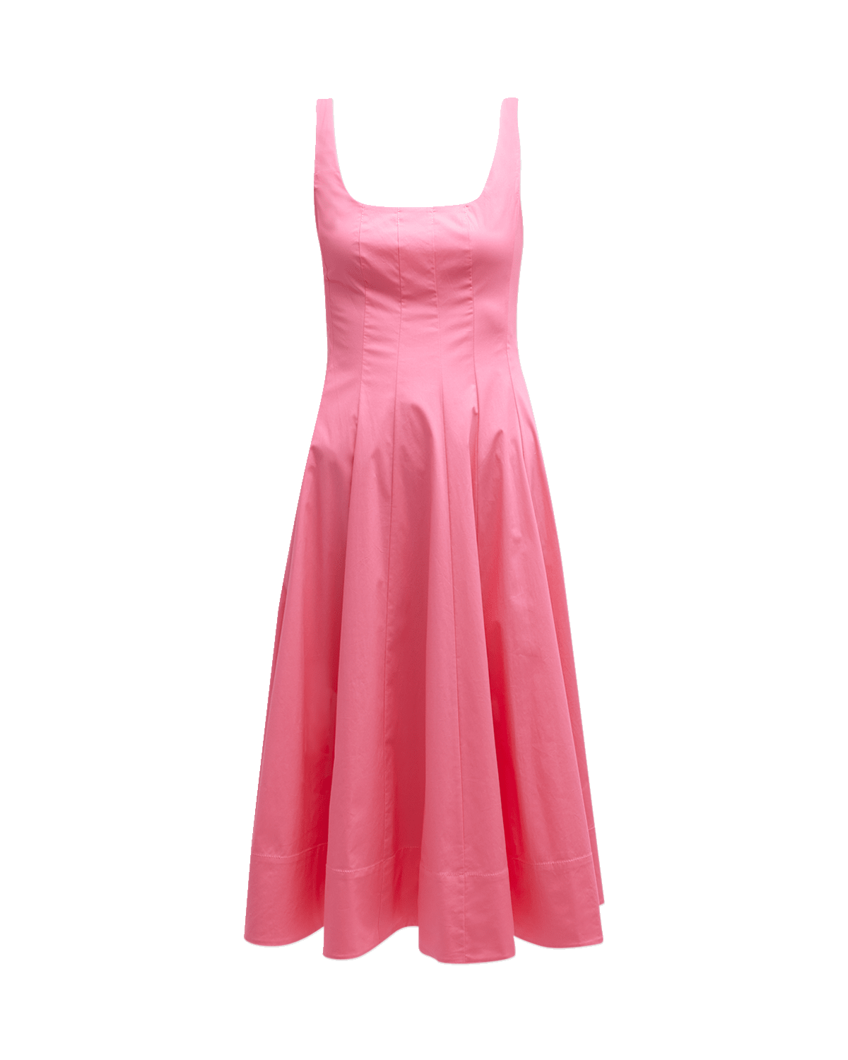 Ulla Johnson Mimi Sleeveless Poplin Midi Dress | Neiman Marcus