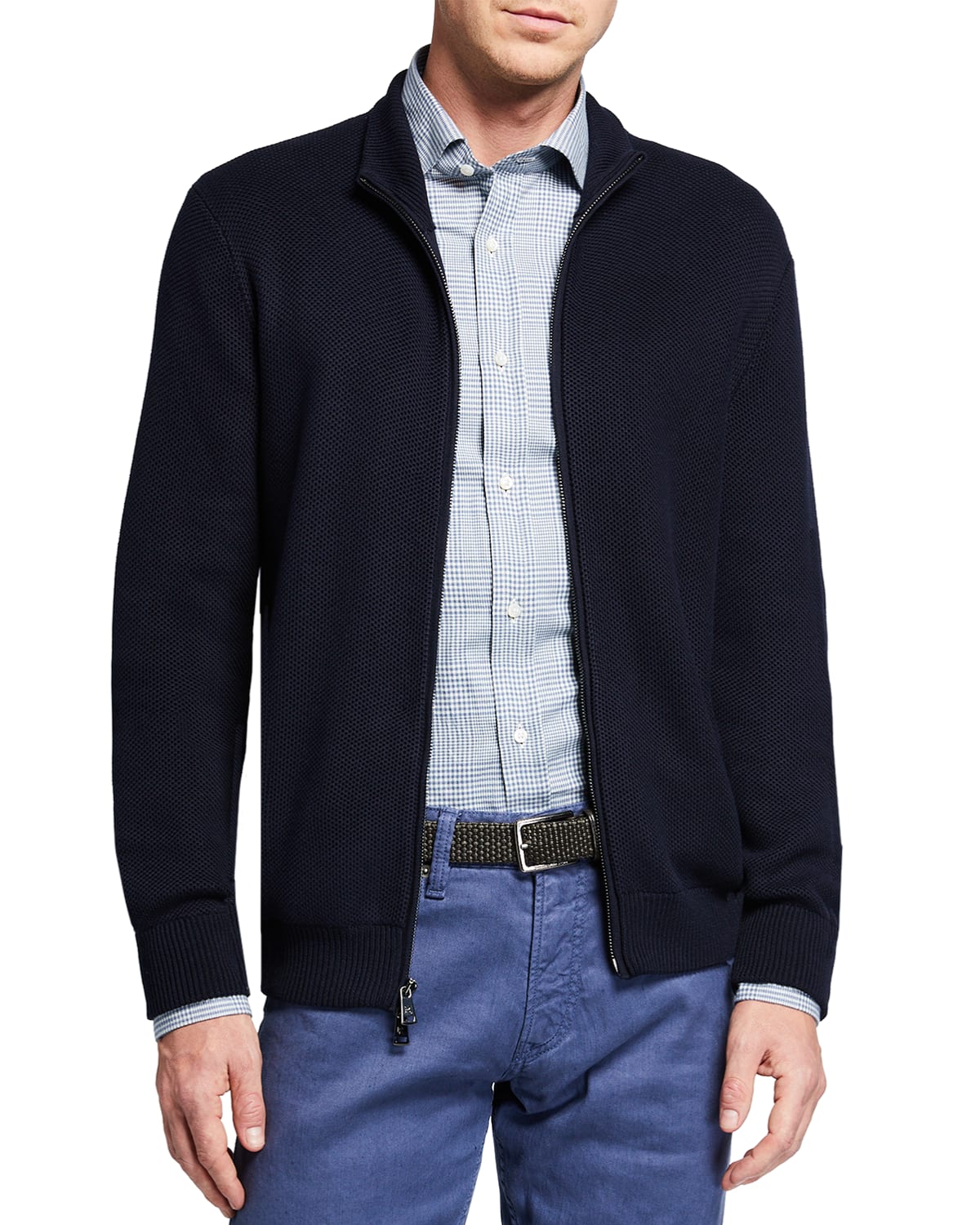 Long Sleeves Silk Jacket | Neiman Marcus