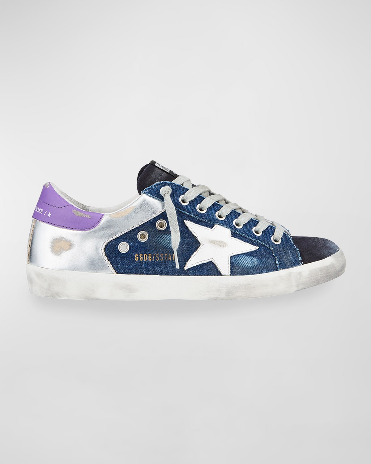Golden Goose Men's Running Metallic Leopard-Print Sneakers | Neiman Marcus