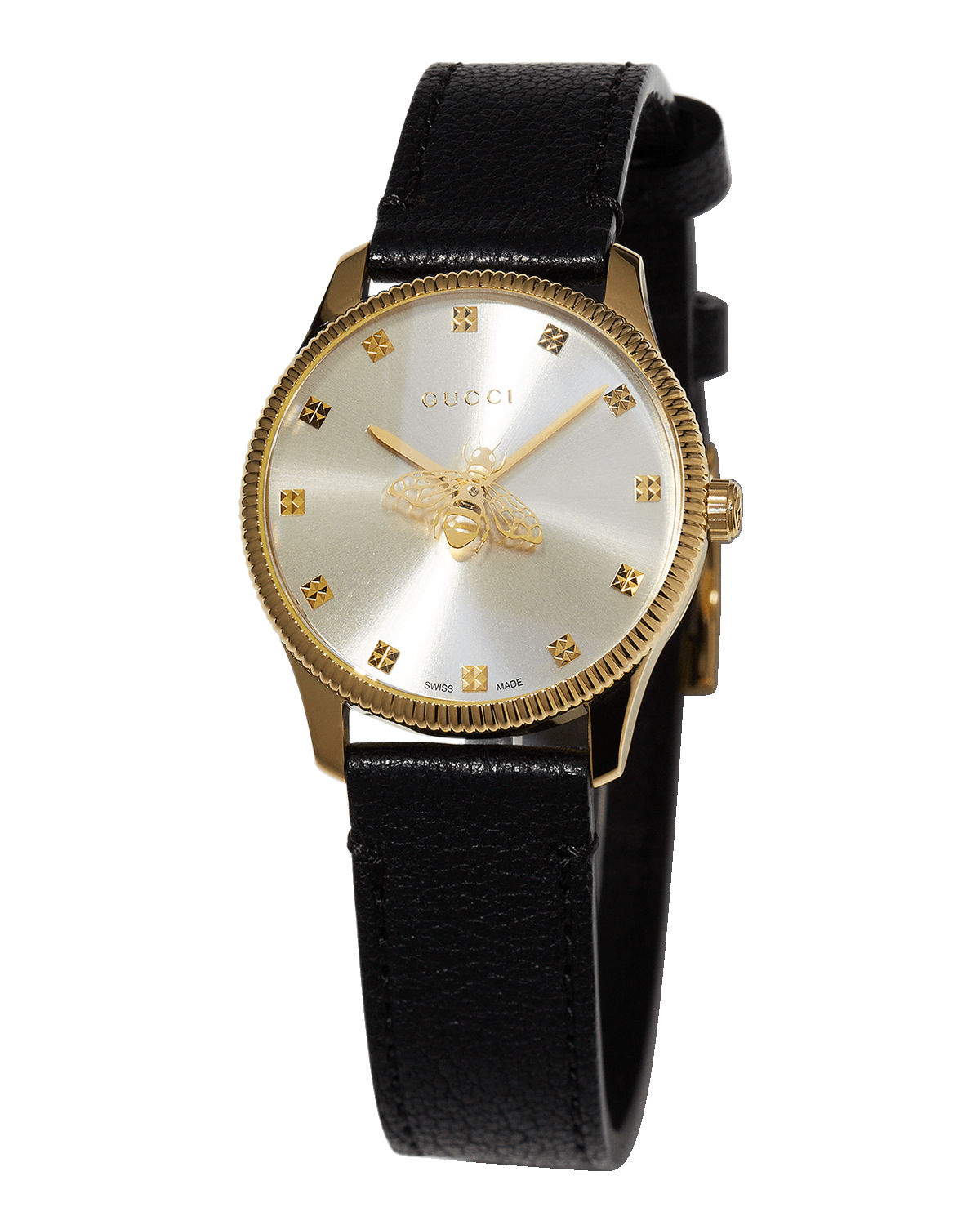 Gucci Signature Bee Automatic Bracelet Watch with Blue Lapis Dial ...