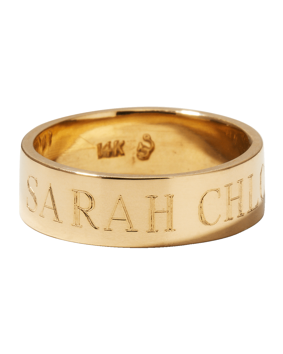 Zoe Lev Jewelry Small Personalized Initial Signet Ring, Size 4-8 ...