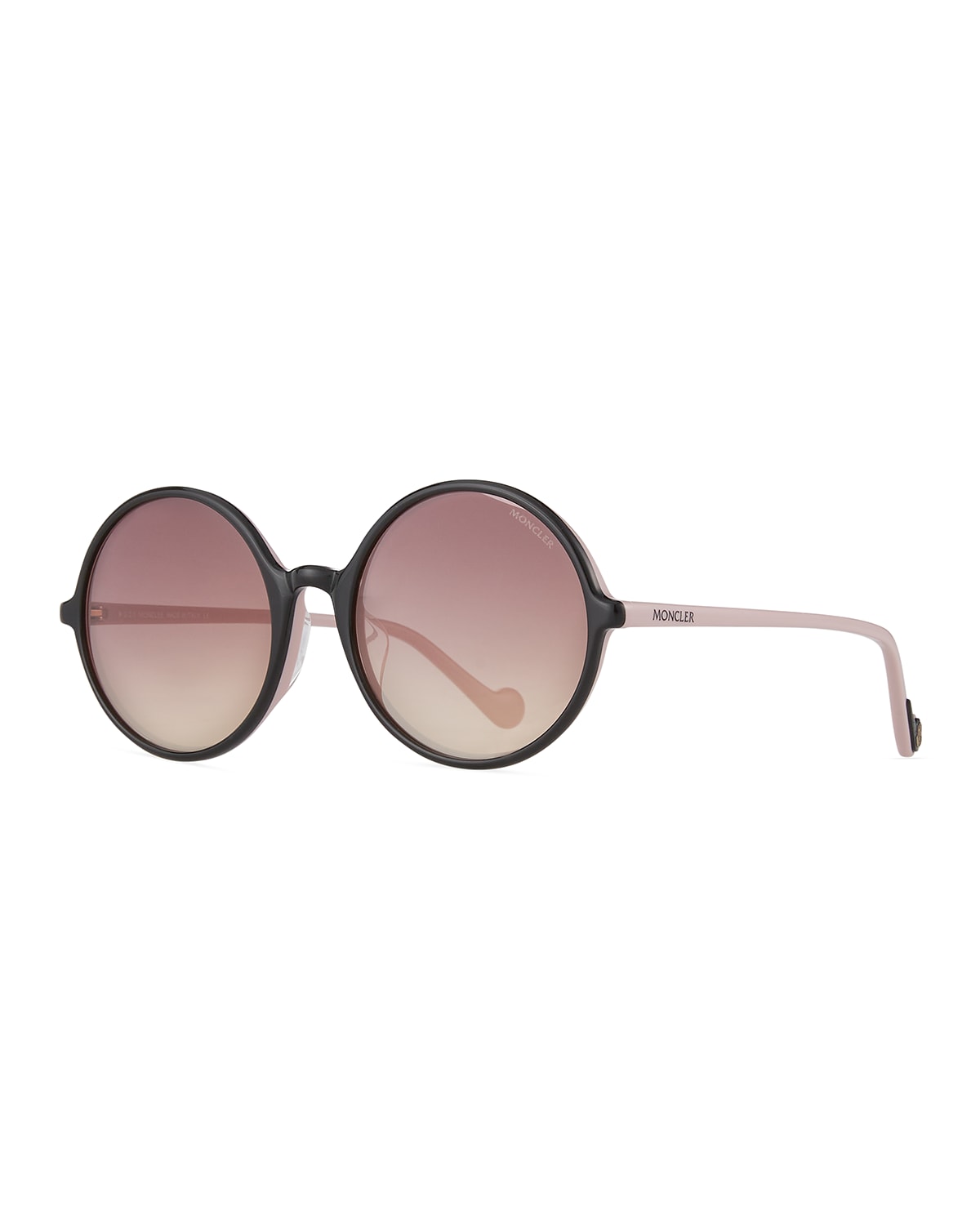 TOM FORD Micaela Transparent Acetate Round Gradient Sunglasses | Neiman ...