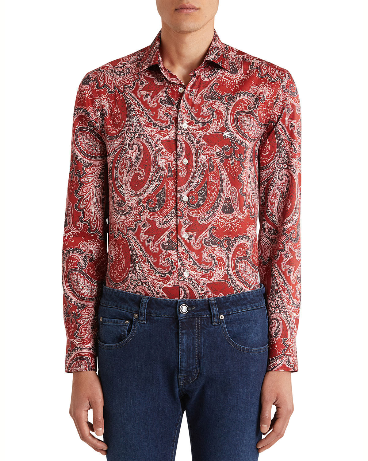 Etro Print Shirt | Neiman Marcus
