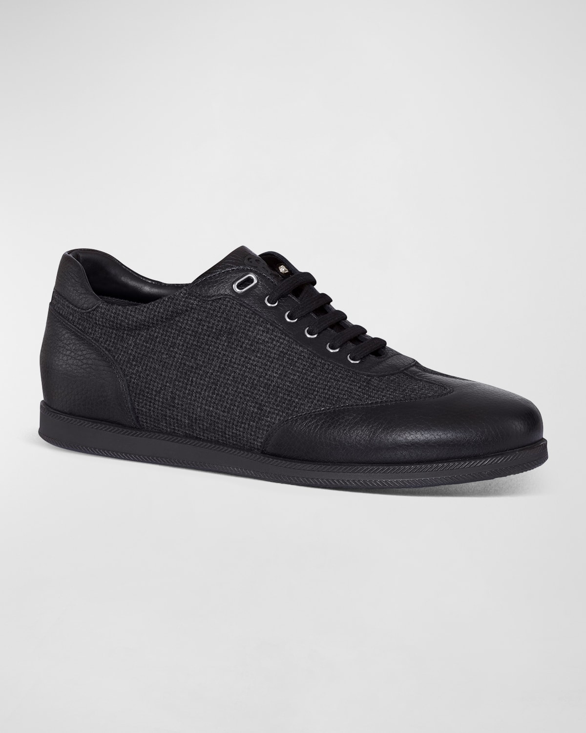 dunhill Men's Radial Runner Low-Top Leather Sneakers | Neiman Marcus