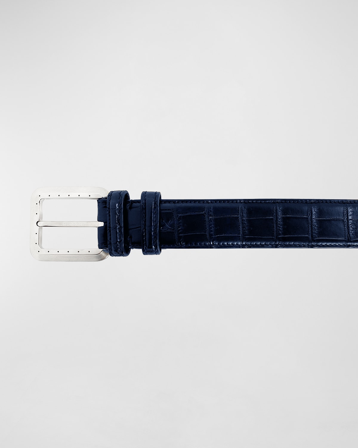 Blue Leather Belt | Neiman Marcus