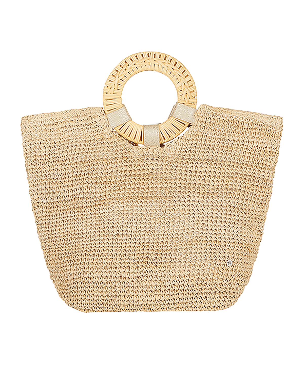 Manebi Mini Summer Raffia Top-Handle Bag | Neiman Marcus