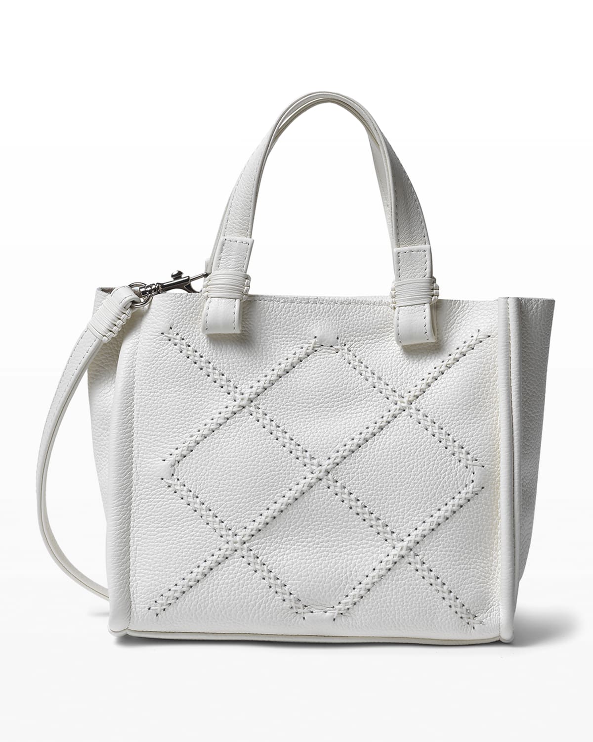 Leather Trim Handbag | Neiman Marcus