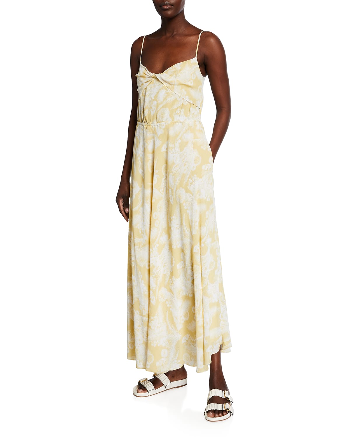 Spaghetti Straps Maxi Dress | Neiman Marcus