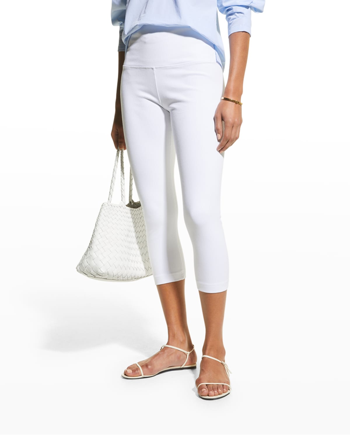 White Stretch Pants | Neiman Marcus